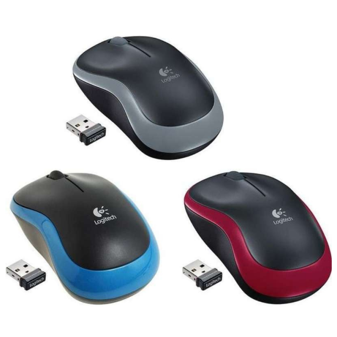 MOUSE LOGITECH M185 WIRELESS BLUE – BTGCOM