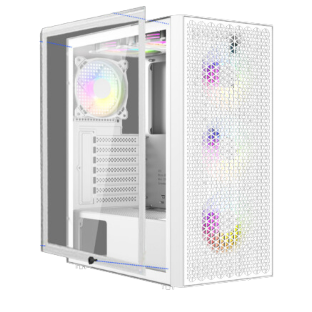 CASING MID TOWER VENOMRX BALDUR ALPHA WHITE – BTGCOM