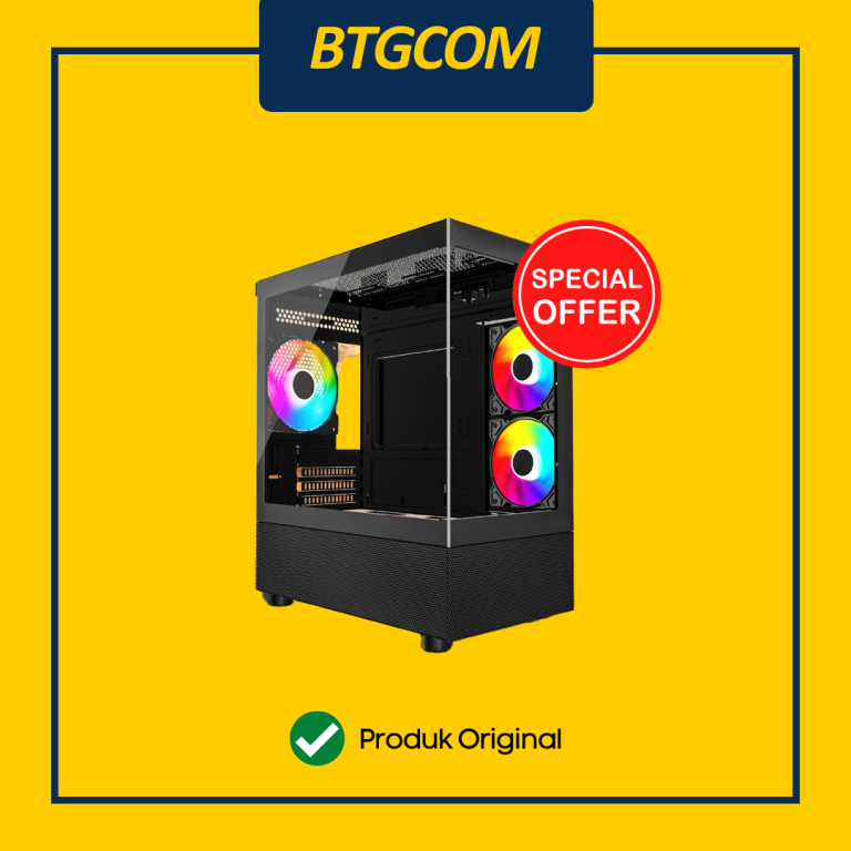 CASING M-ATX VENOMRX ZEROSKY BLACK – BTGCOM