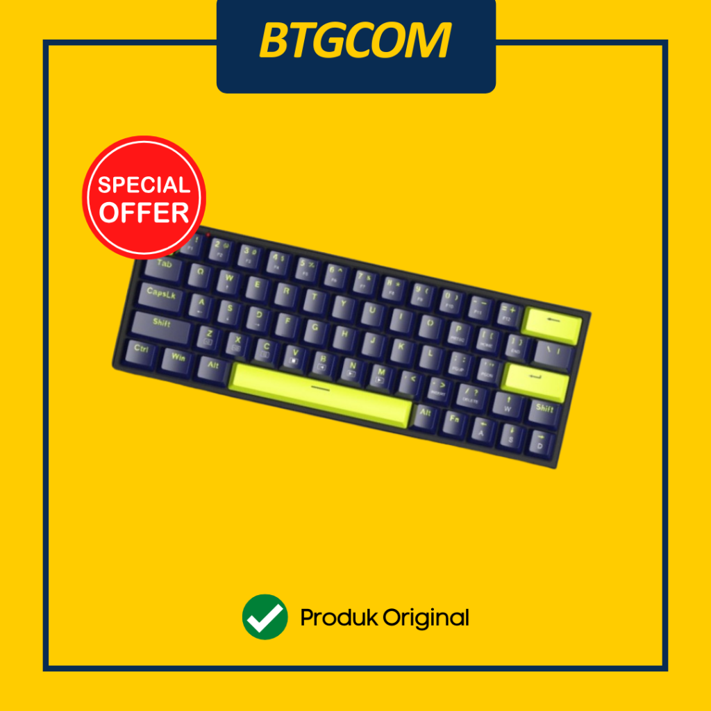 KEYBOARD GAMEN TITAN 7 MECHANICAL SILVER SWITCH WHITE – BTGCOM