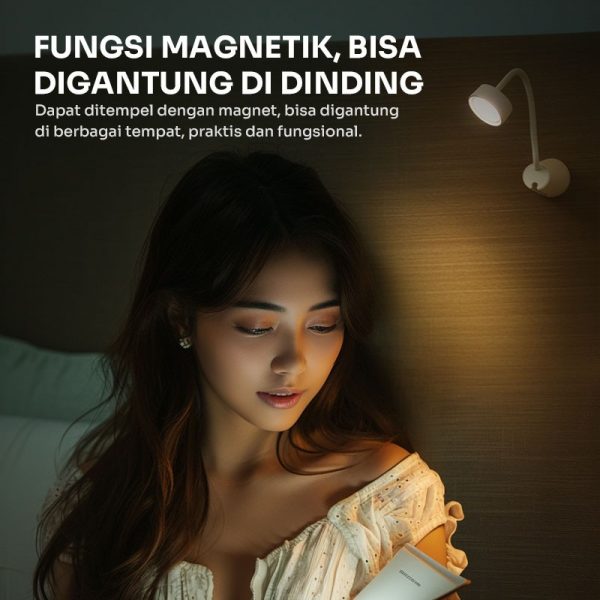 LAMPU MEJA ROBOT RT-DL04 WHITE – BTGCOM