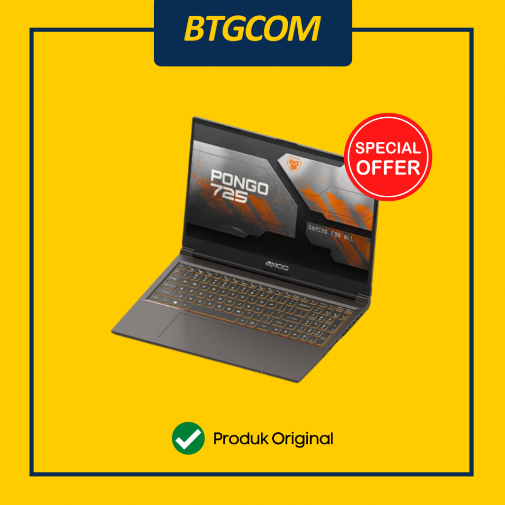 LAPTOP AXIOO PONGO 725 (15,6″ FHD 144HZ, INTEL CORE I7-12650H, RAM 16GB ...